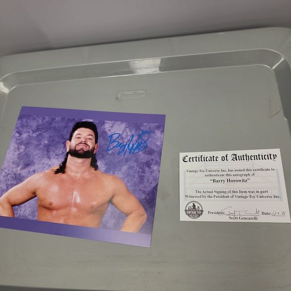 Toys | Autographed Barry Horowitz Photo With Coa Blue Ink | Poshmark